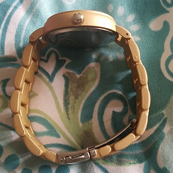 Geneva | Jewelry | Womens Gold Matte Geneva Crystal Bezel Watch | Poshmark